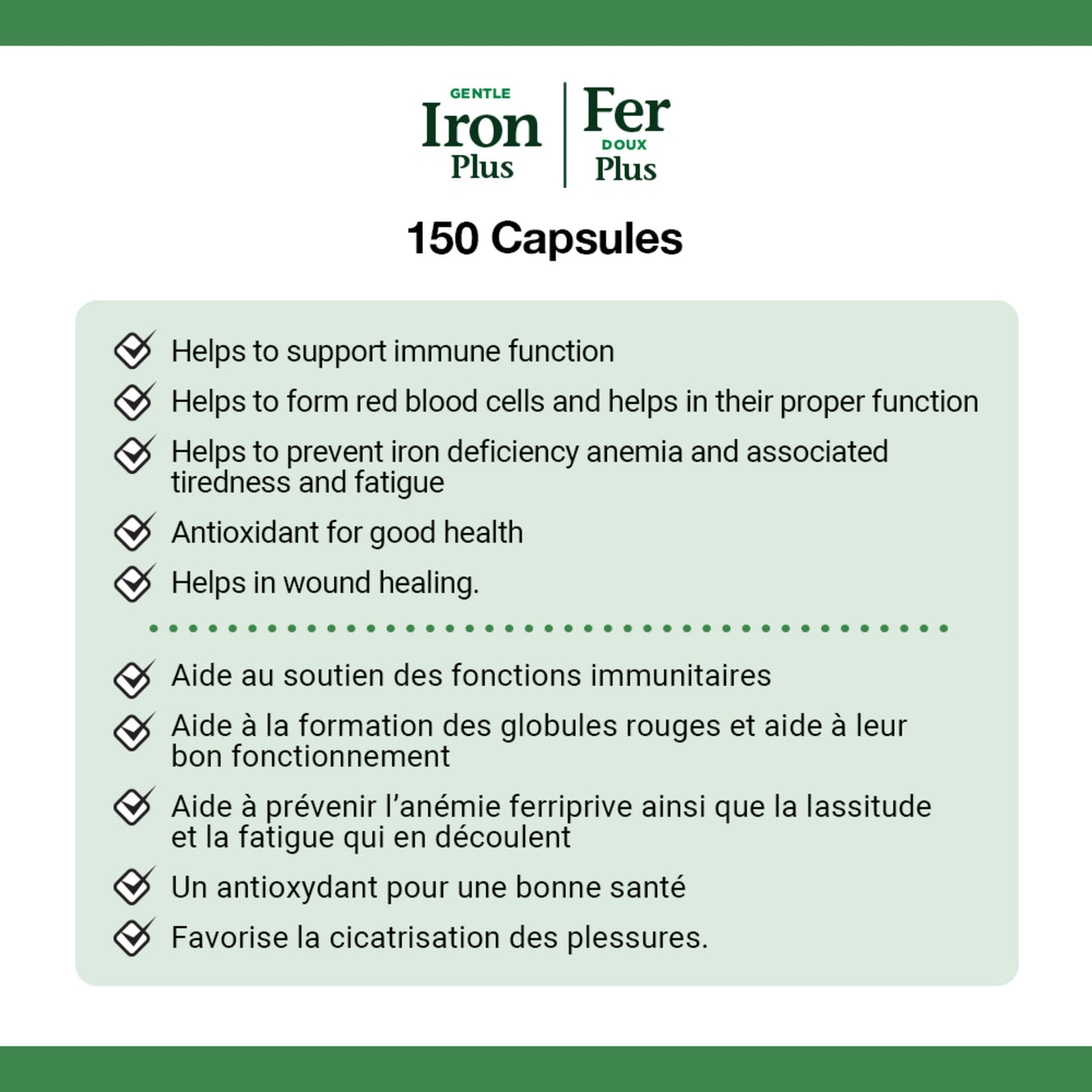 Gentle Iron 28 mg, Helps Prevent Anemia, Capsules – Nature's Bounty