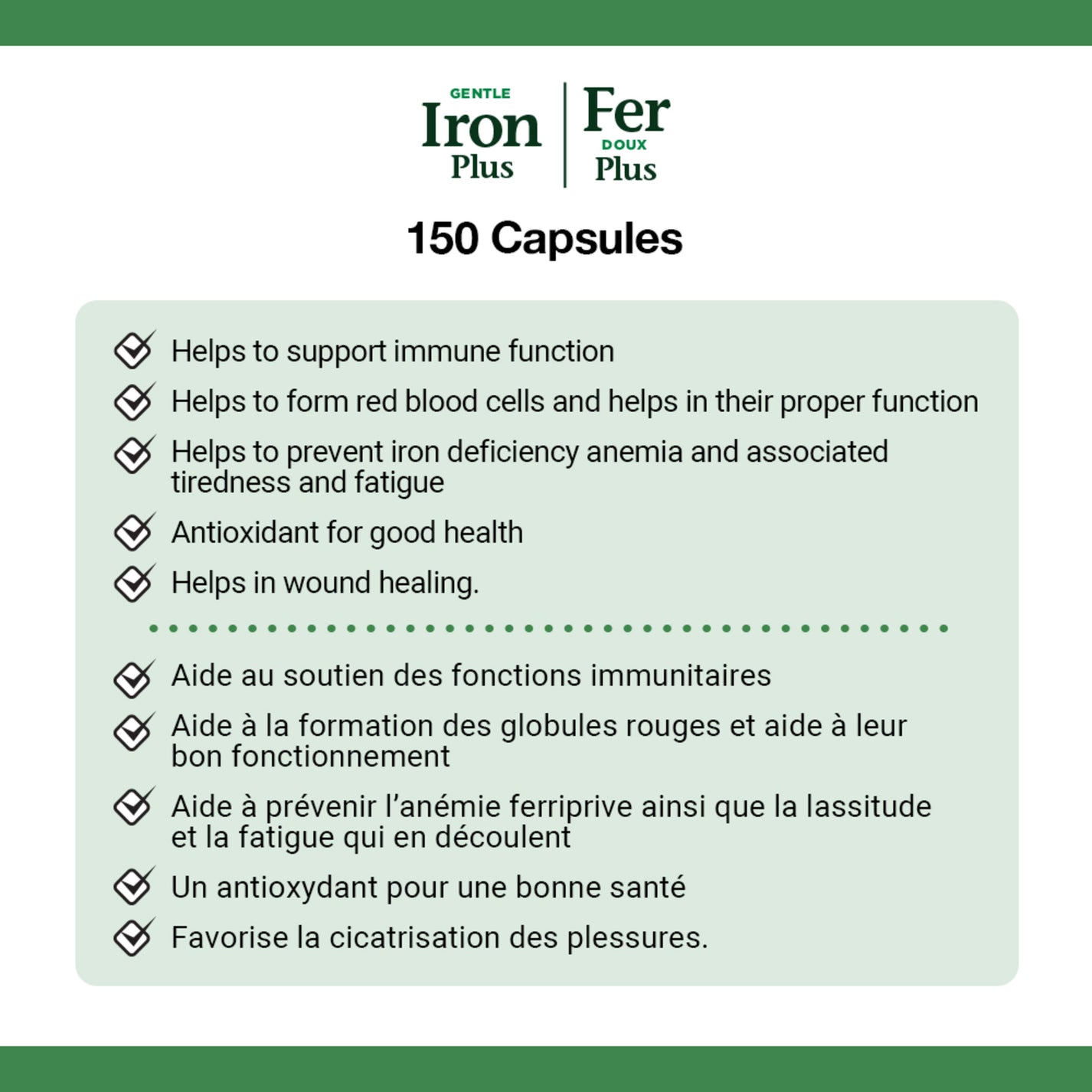 Gentle Iron 28 mg, Helps Prevent Anemia, Capsules – Nature's Bounty