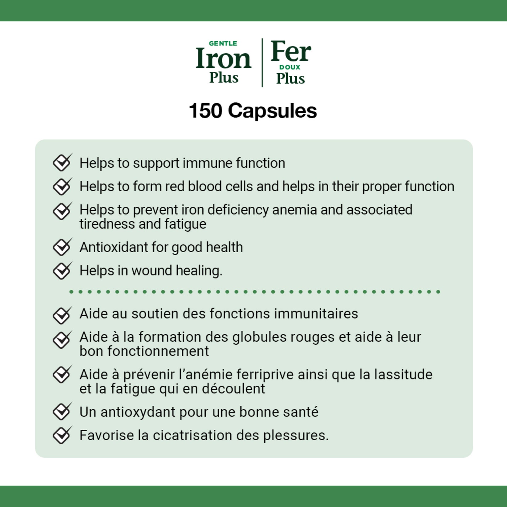Gentle Iron 28 mg, Helps Prevent Anemia, Capsules – Nature's Bounty