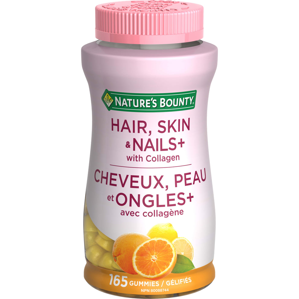 Hair, Skin & Nails Plus Collagen, Gummies – Nature's Bounty
